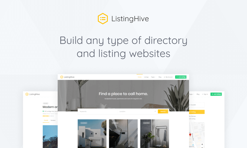 Free Directory, Listing & Classified WordPress Theme - ListingHive