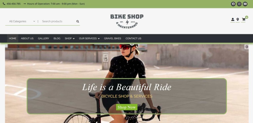 Top Bike Shop WordPress Themes In 2025